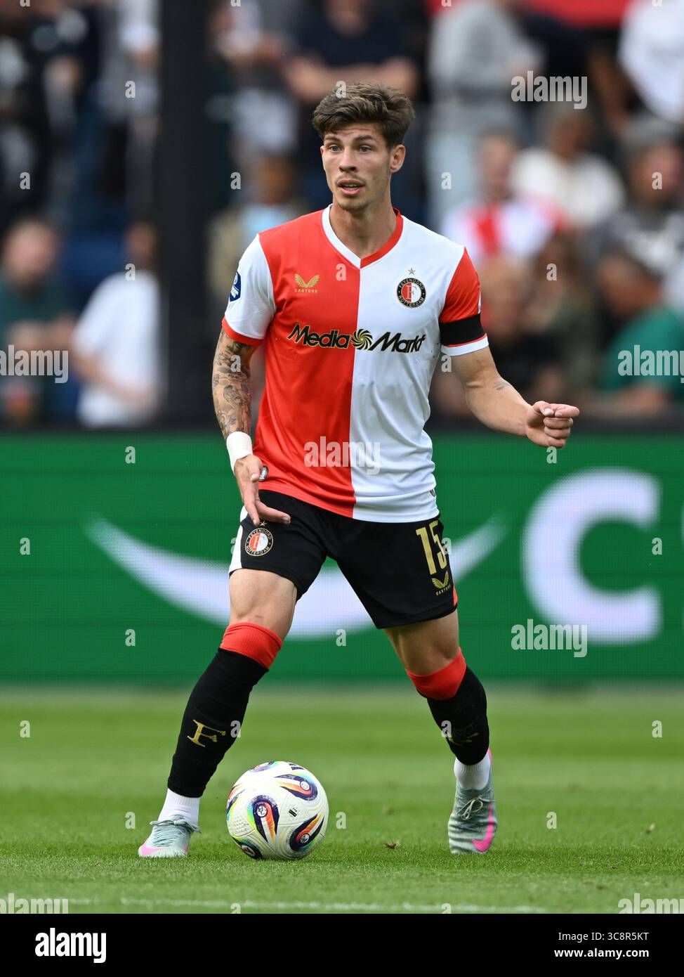 ROTTERDAM - Jordan Bos of Feyenoord during the friendly match between ...