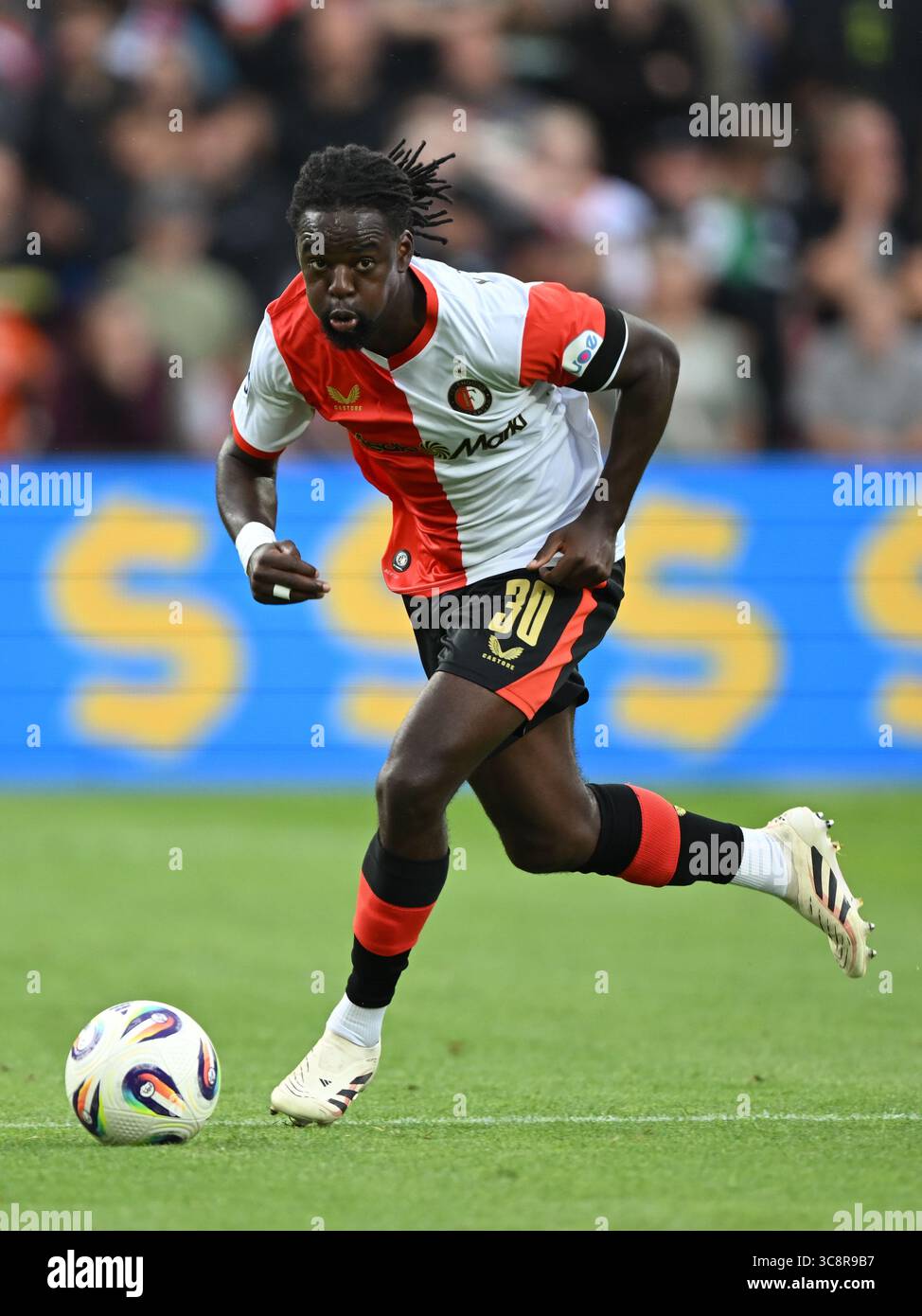 ROTTERDAM - Jordan Lotomba of Feyenoord during the friendly match ...