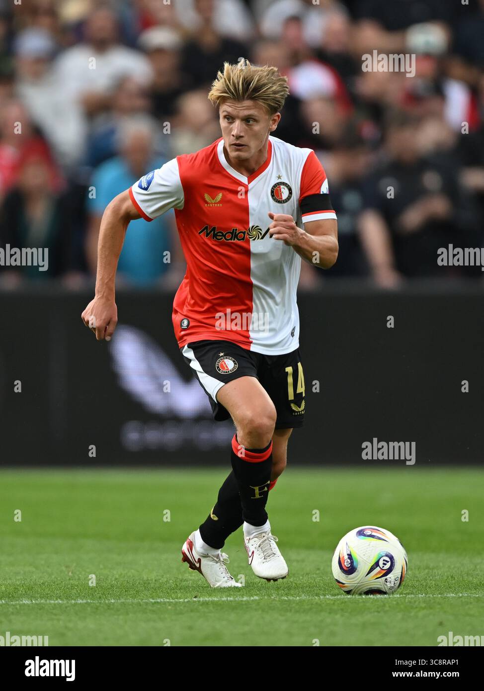 ROTTERDAM - Sem Steijn of Feyenoord during the friendly match between ...