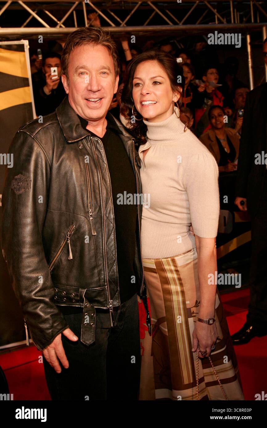 Tim Allen and his wife Jane Hajduk pictured at the ''Born to be Wild ...