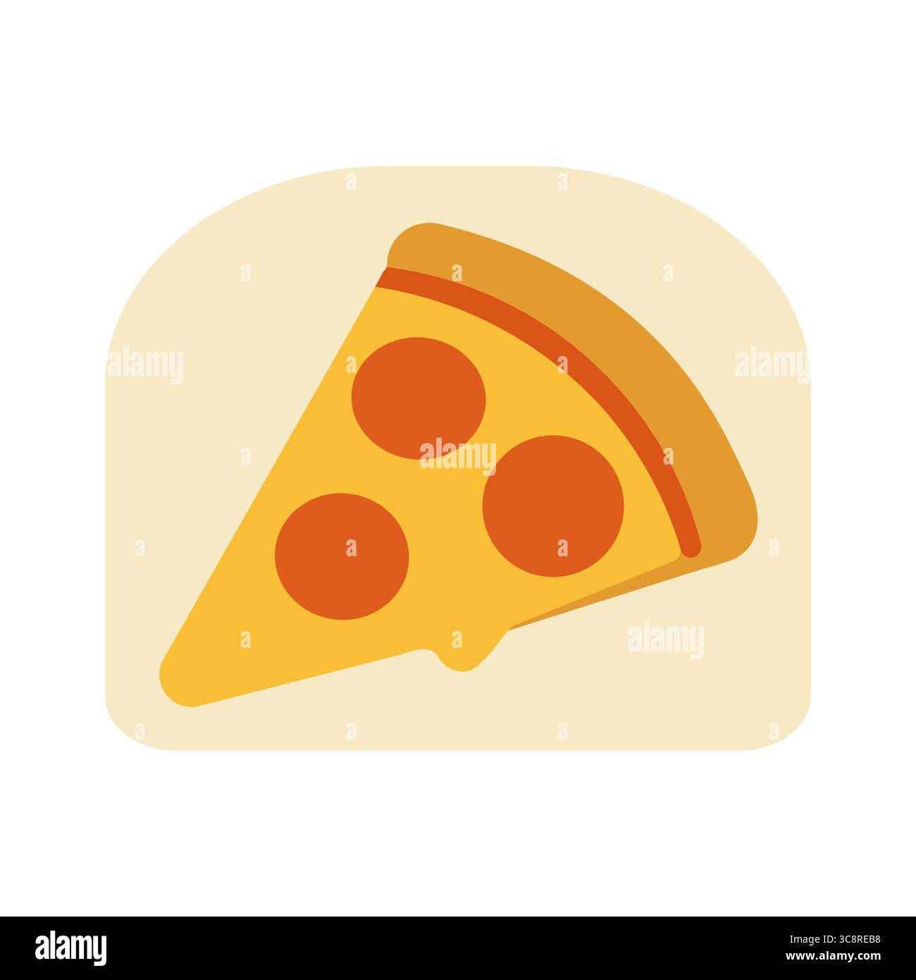 Pizza dough on baking Stock Vector Images - Alamy