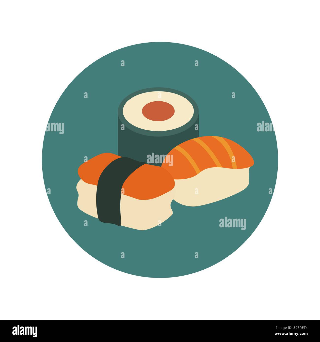 Sushi rolls Stock Vector Images - Alamy