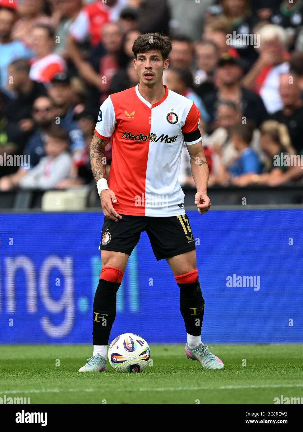 ROTTERDAM - Jordan Bos of Feyenoord during the friendly match between ...
