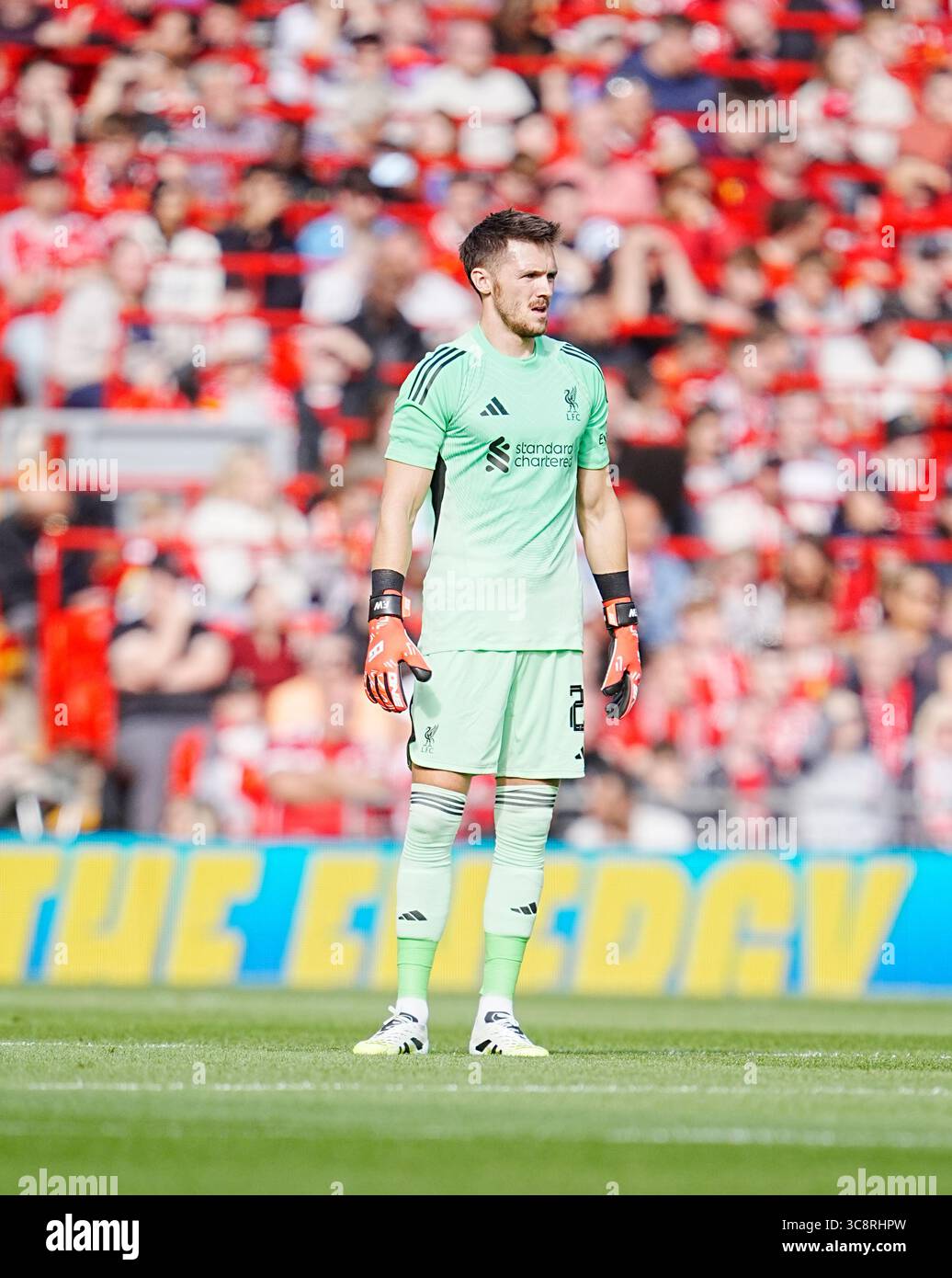 Liverpool's goalkeeper Freddie Woodman during the pre-season friendly ...
