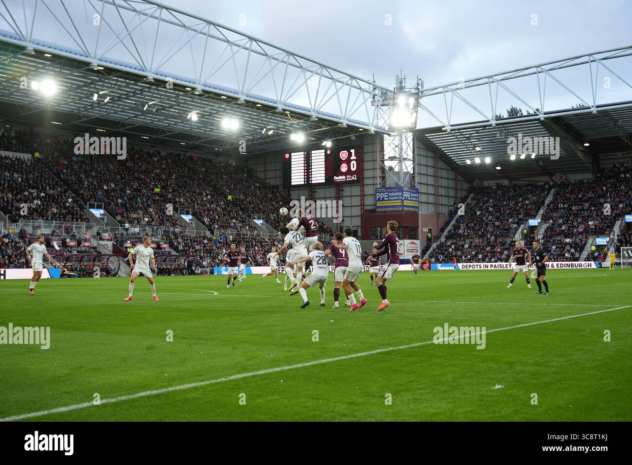 4th August 2025; Tynecastle Park, Edinburgh, Scotland: Scottish ...