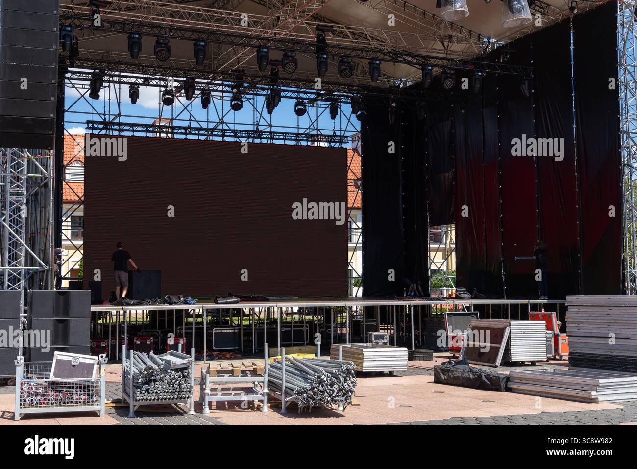 Sound engineer concert hi-res stock photography and images - Alamy