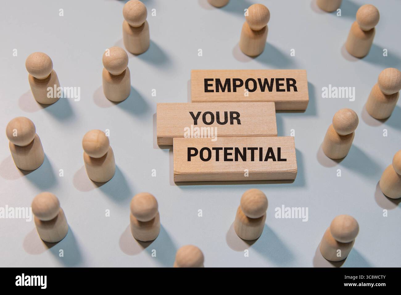 Empower Your Vision message card in leather bag pocket. Personal growth ...