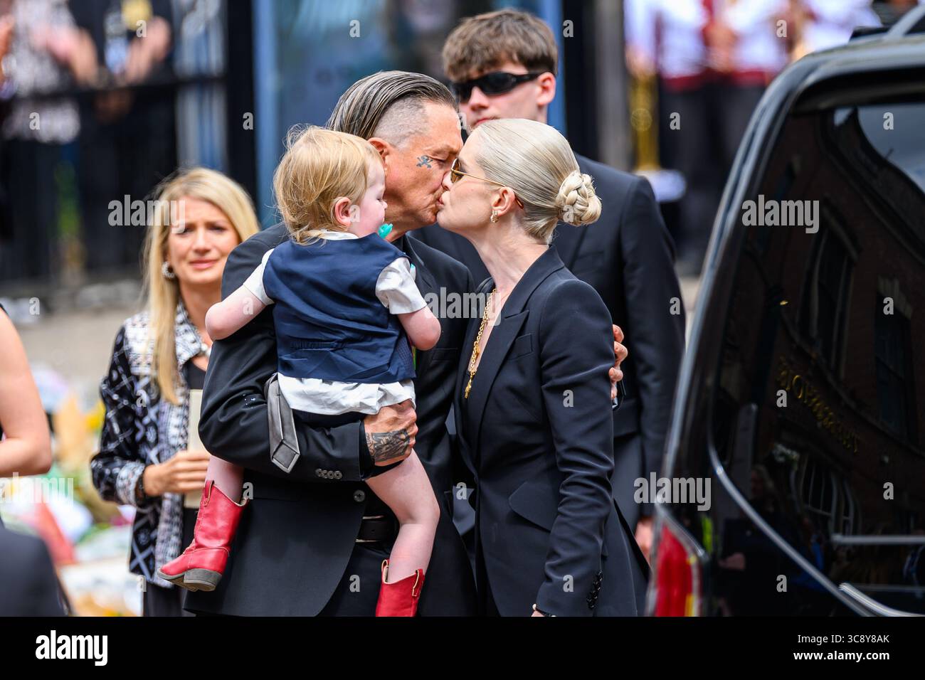 Ozzy osbournes funeral cortege hi-res stock photography and images - Alamy