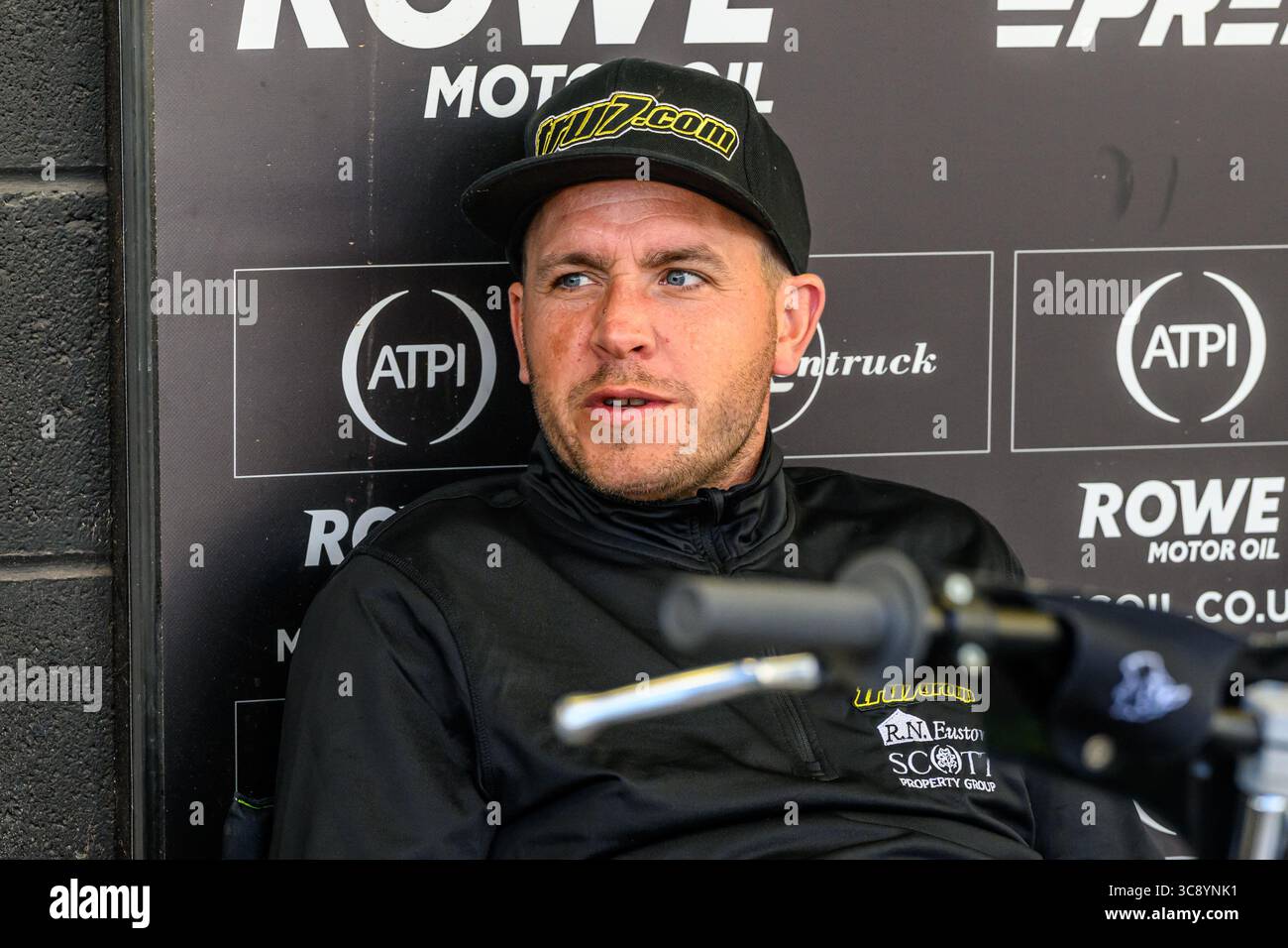 Ritchie Hawkins, Team Manager of Ipswich Witches during the Rowe Motor ...