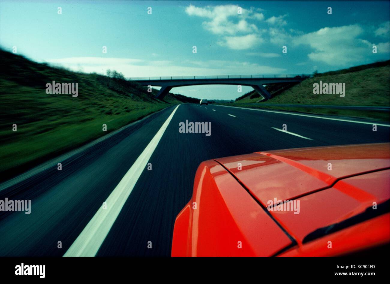 M5 Motorway, Devon, UK 1986 Stock Photo - Alamy