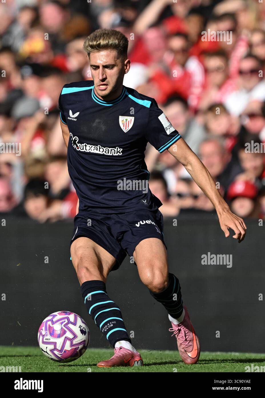 Liverpool, England, 4th August 2025. Robert Navarro of Athletic Bilbao ...