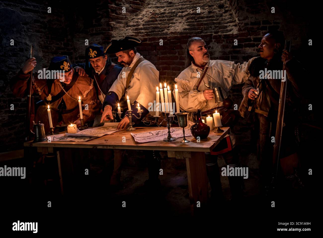 Huron indian map hi-res stock photography and images - Alamy