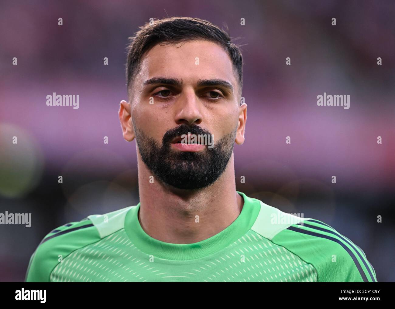 Liverpool, UK. 4th Aug, 2025. Giorgi Mamardashvili of Liverpool during ...
