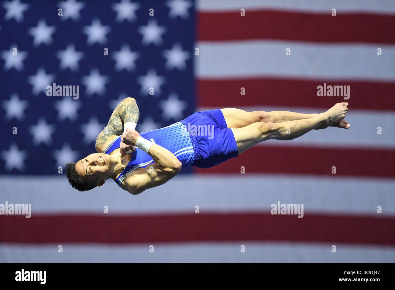 February 28, 2021, Indianapolis, Indiana, U.S: TIMOTHY WANG competes on ...