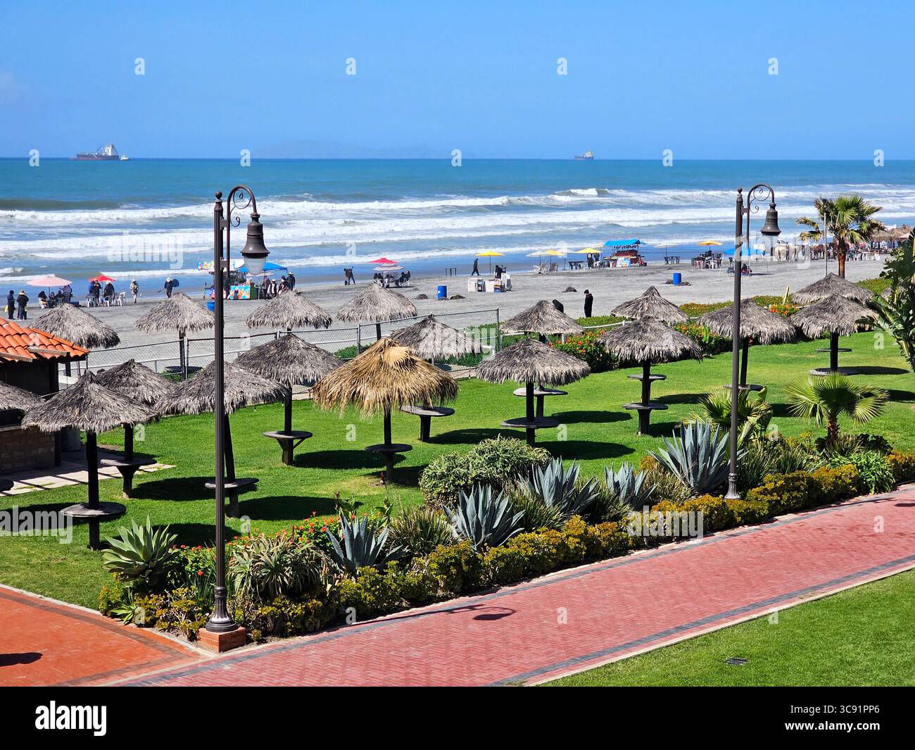 Rosarito, Baja California - Mar 15, 2025: Rosarito Beach is a beach in ...