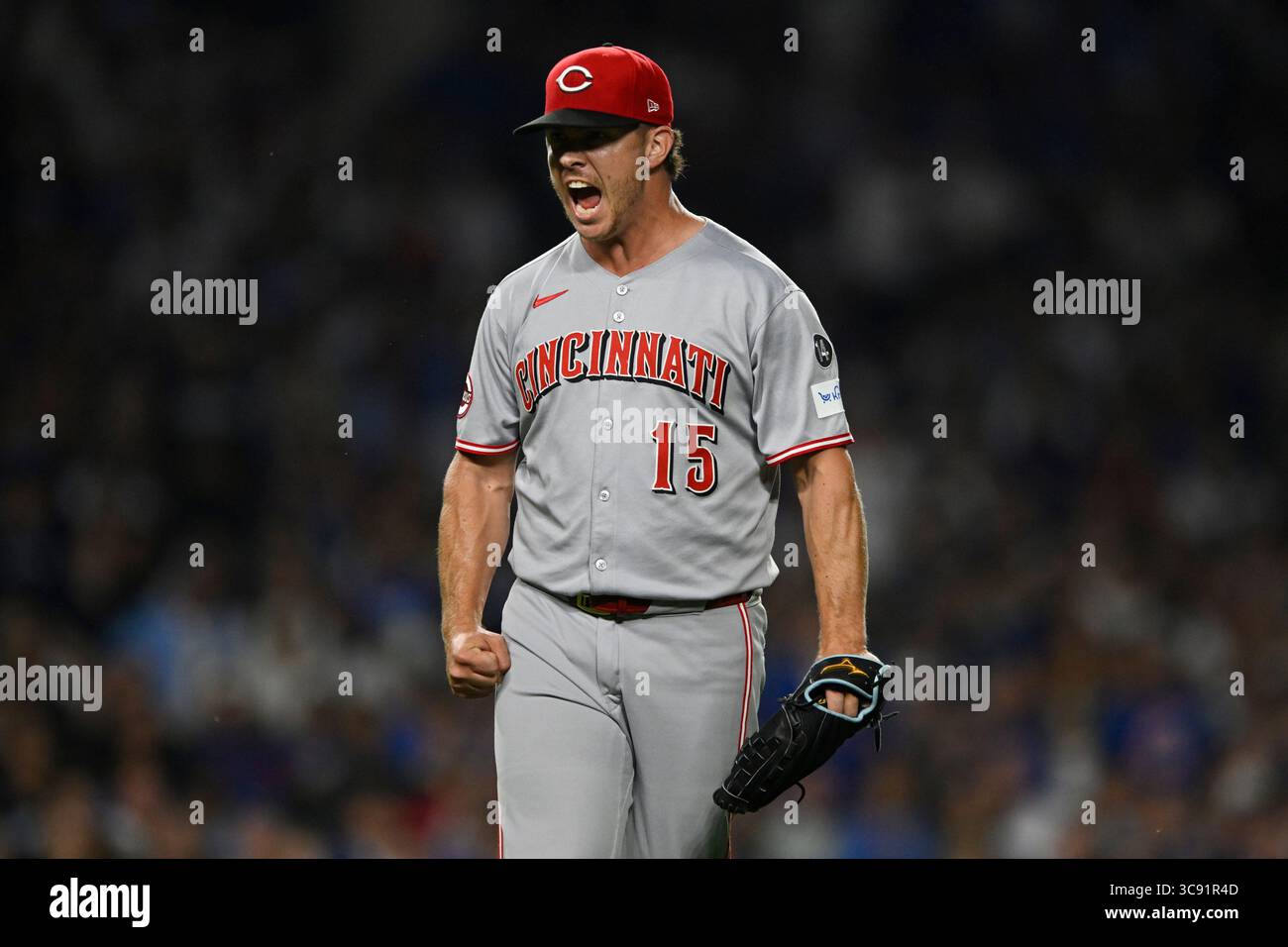 Cincinnati Reds closing pitcher Emilio Pagan celebrates after defeating ...