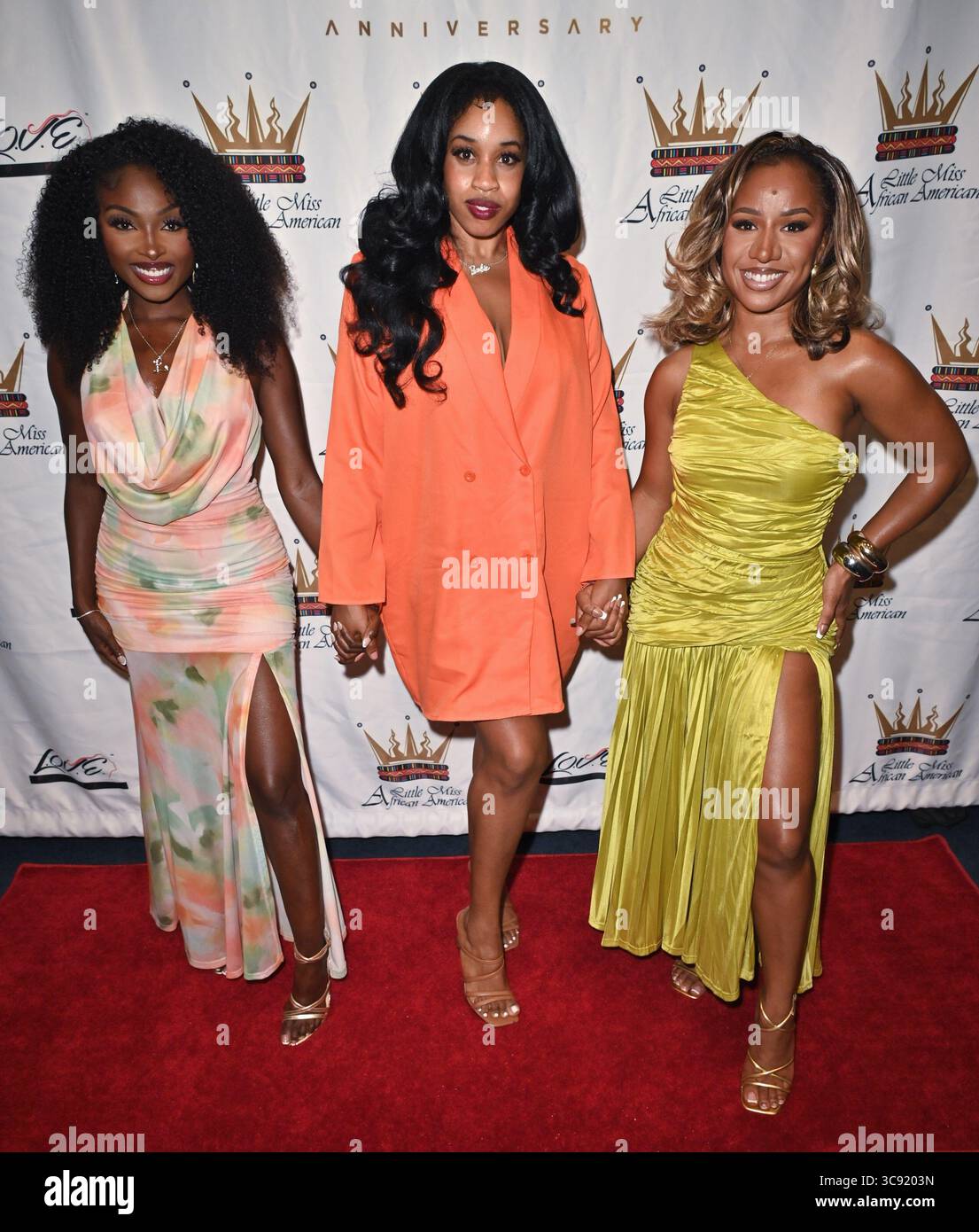 Ca. 03rd Aug, 2025. Loren Lott, Rebecca Elijah, Jazmine Robinson at ...