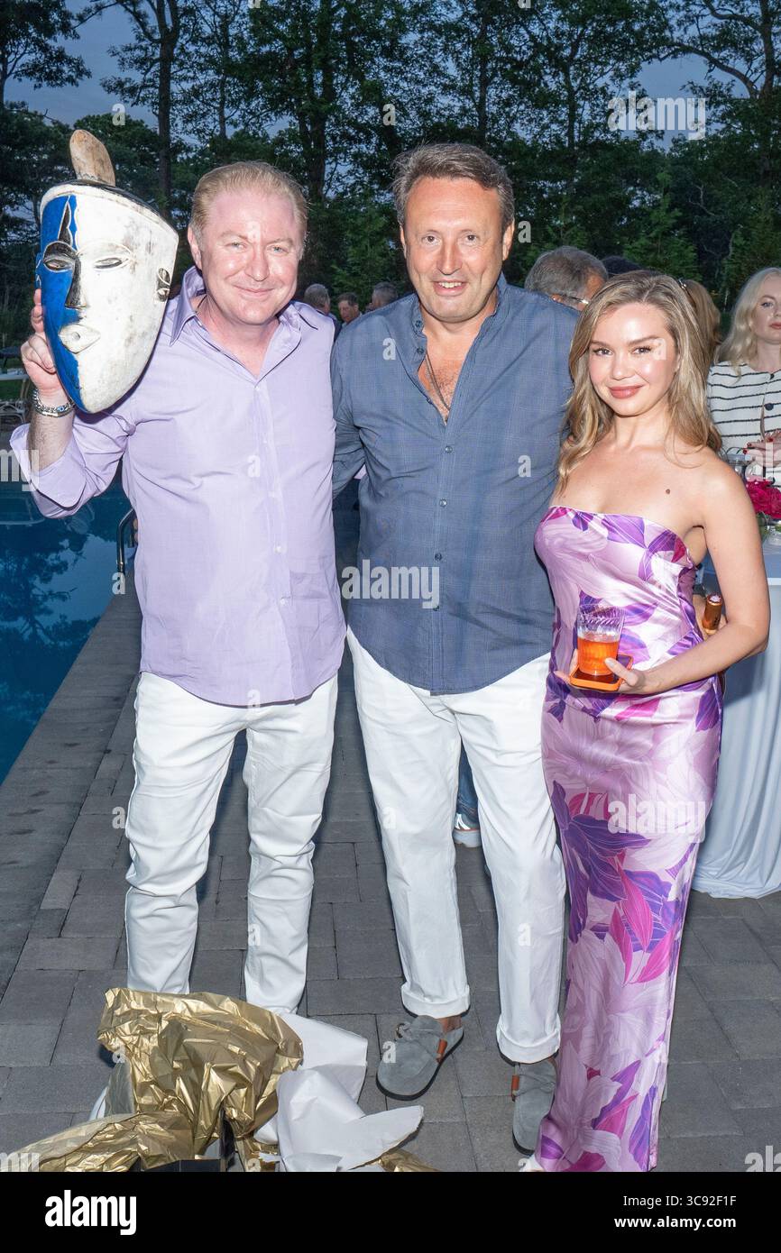 David Shusterman, guest and Regina Mukhtarova attends Dr David ...