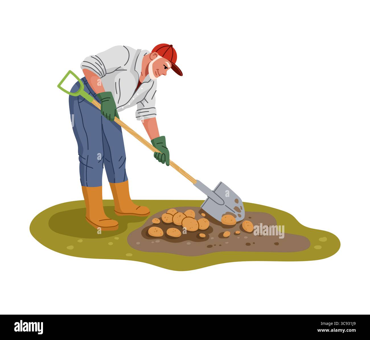 Male horticulturist Cut Out Stock Images & Pictures - Alamy