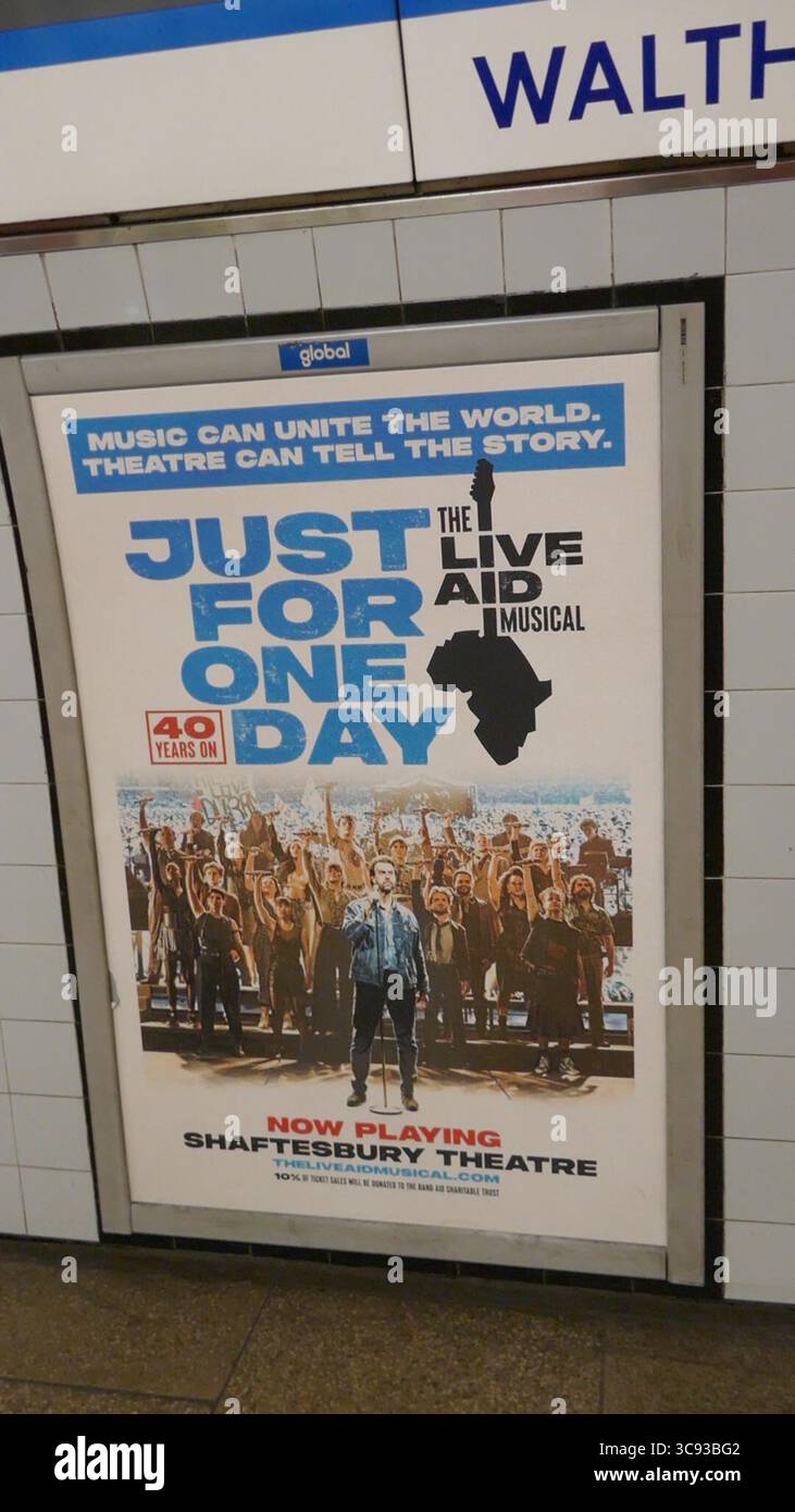 Just for one day the live aid musical hi-res stock photography and ...