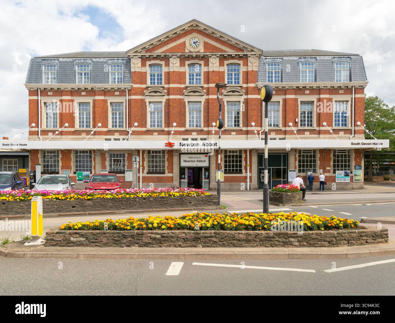 Railway train station building, South Devon House, Newton Abbot, Devon ...
