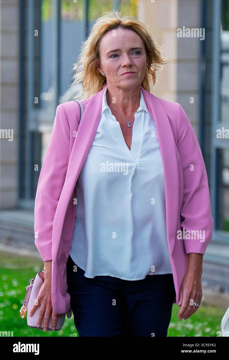Dundee, Scotland, UK. 22nd July 2025. People; Sandie Peggie arrives at ...