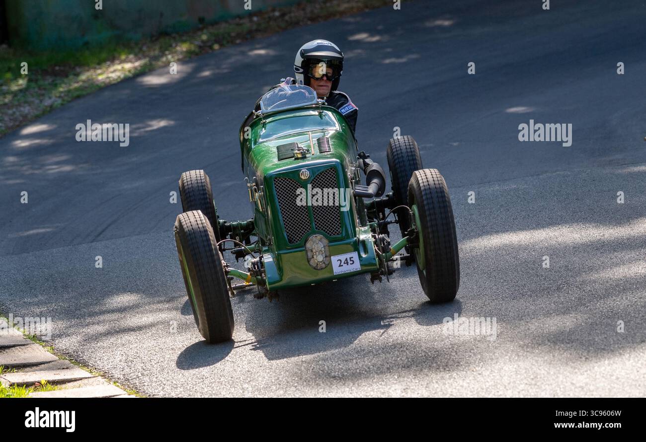 The Vintage Sports Car Club (V.S.C.C.) members taking part in the clubs ...
