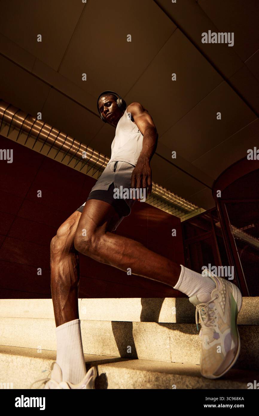 Active individual determined expression hi-res stock photography and ...