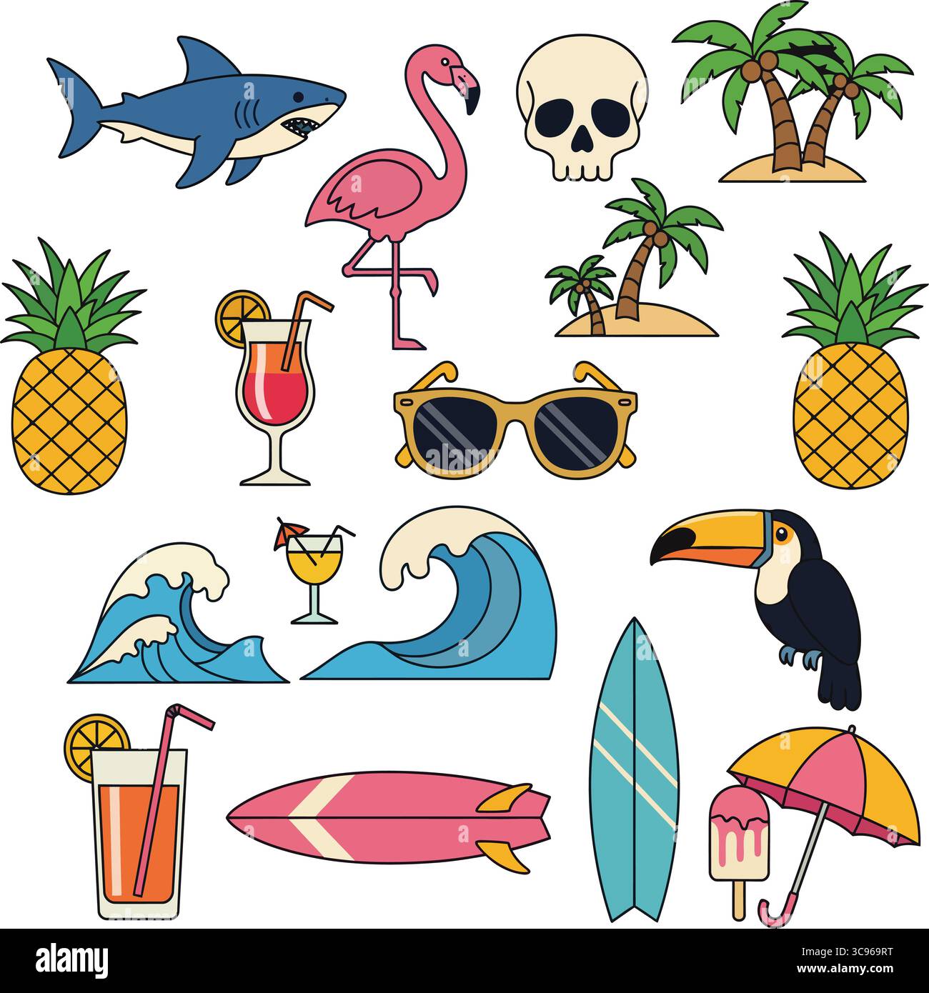 Skull features Stock Vector Images - Alamy