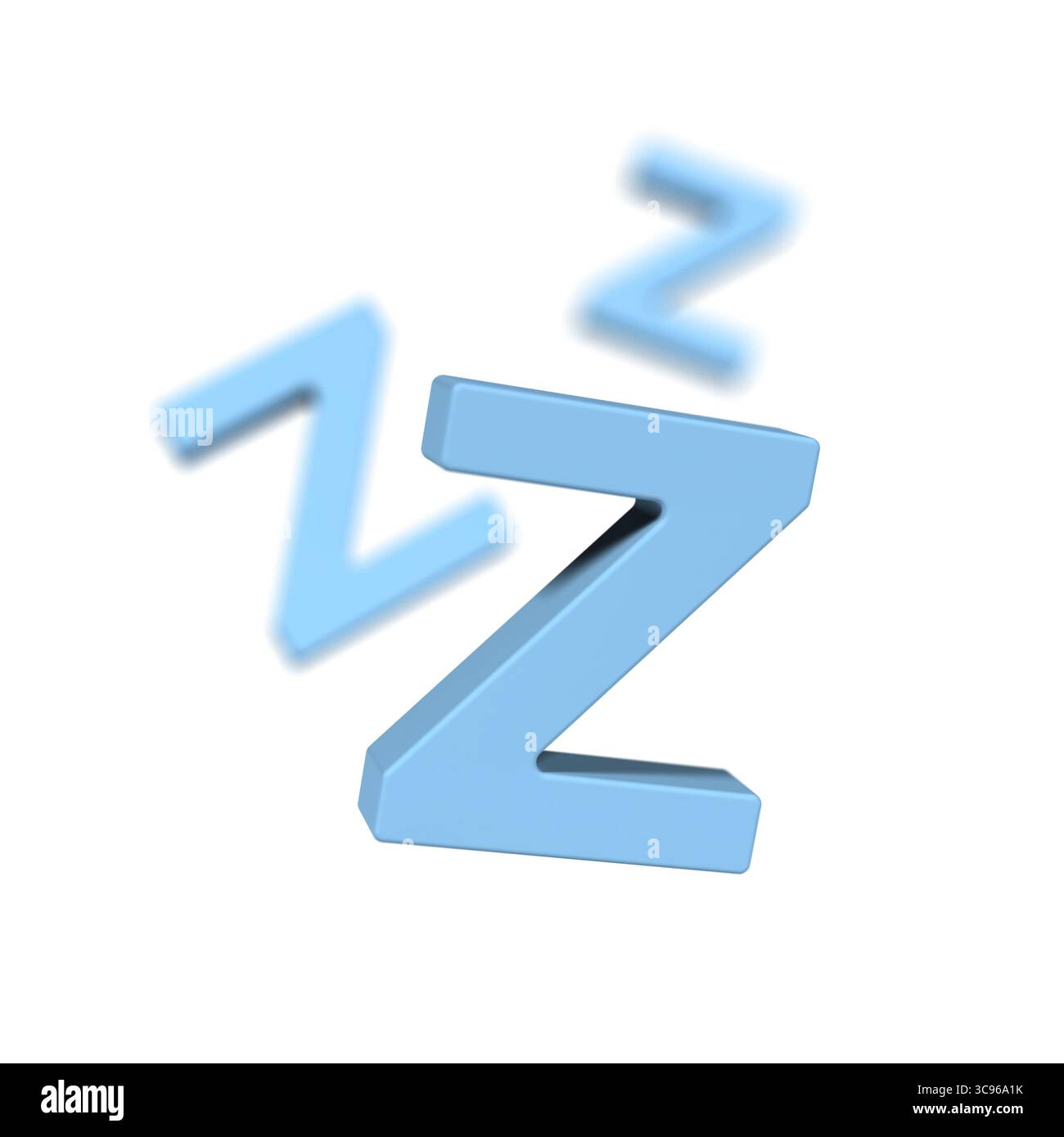 ZZZ sign. Sleep. Symbol. Emoji. 3d illustration Stock Photo - Alamy