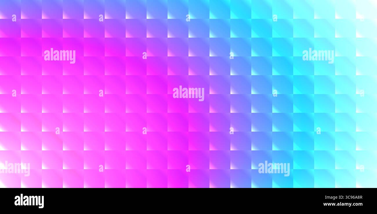 Chromatic square glass panel with prismatic refraction and fluted ...