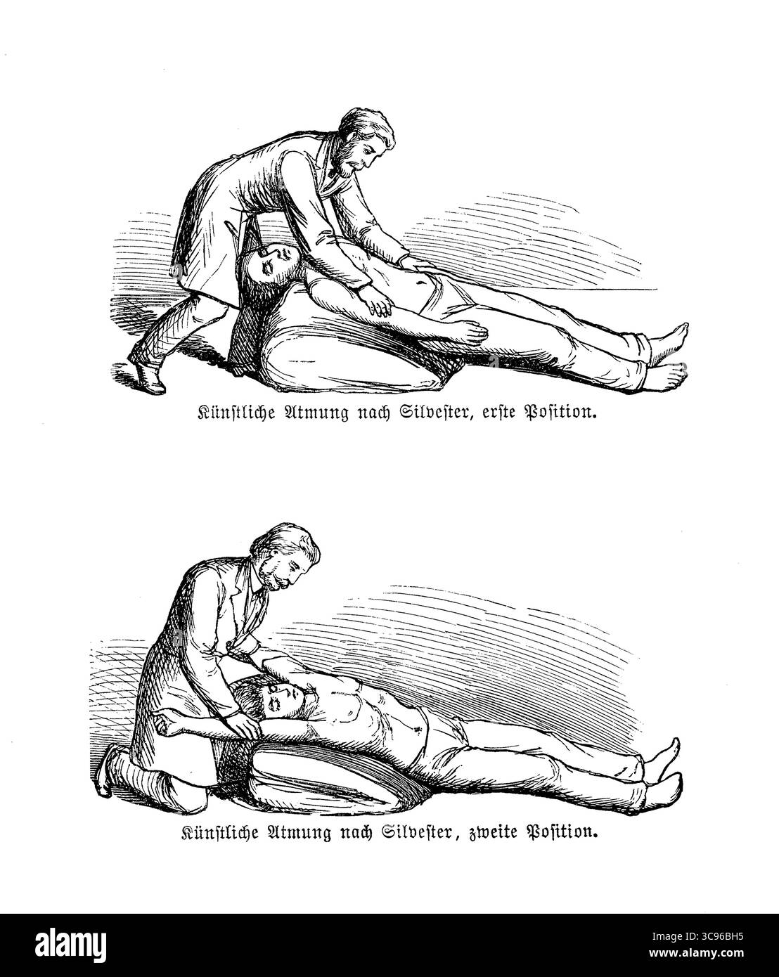 Artificial respiration reanimation Cut Out Stock Images & Pictures - Alamy