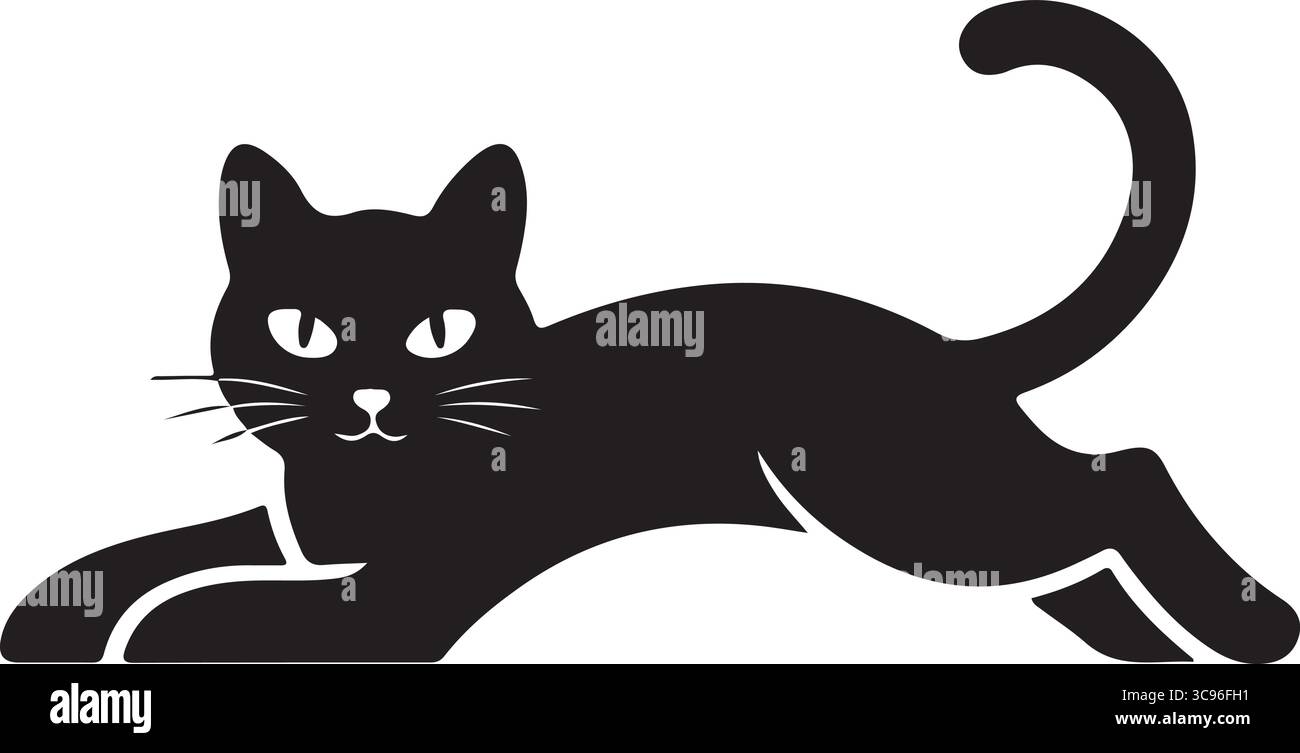 Feline vector art Stock Vector Images - Alamy