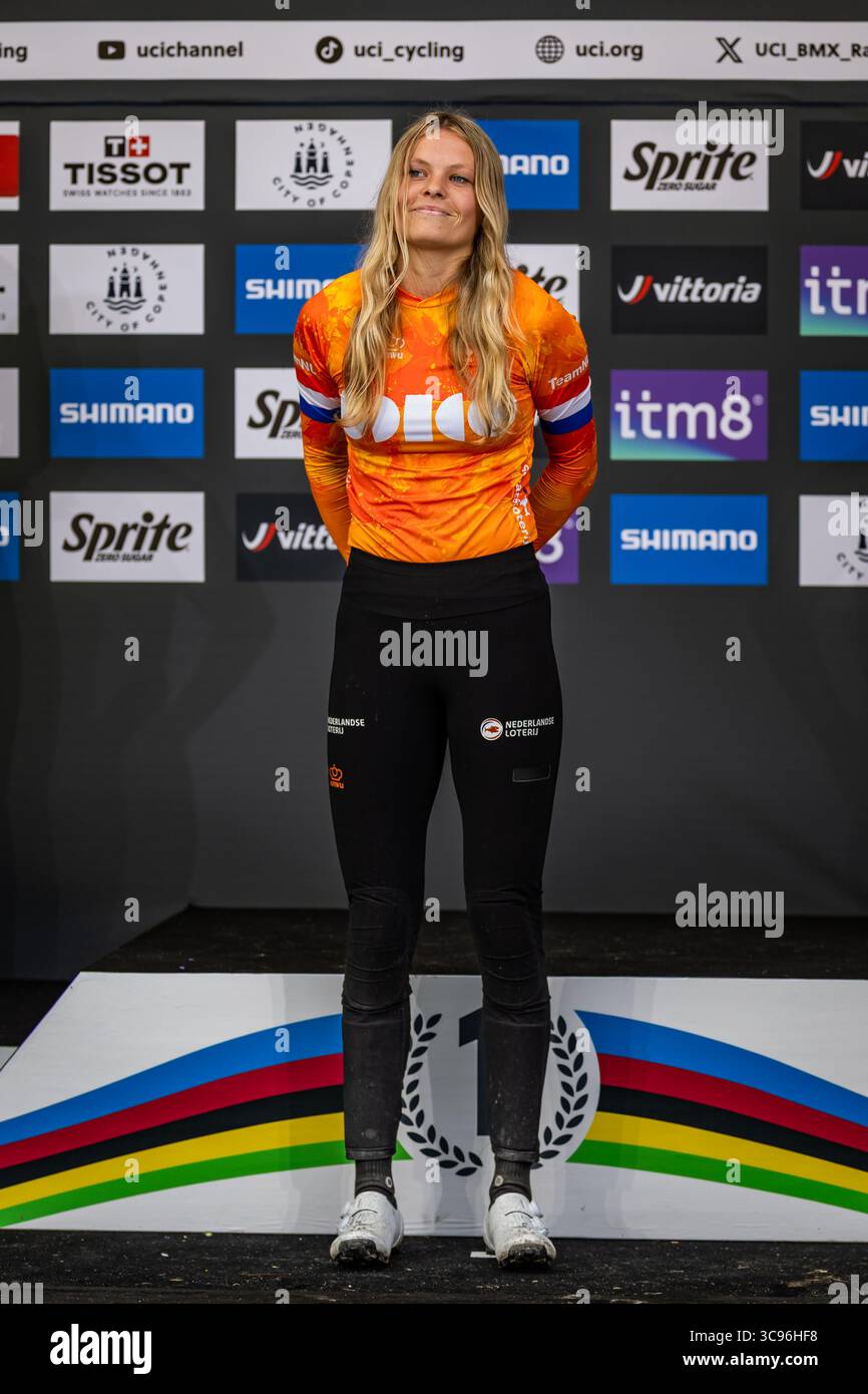 COPENHAGEN, DENMARK - AUGUST 3: Michelle Wissing of the Netherlands ...