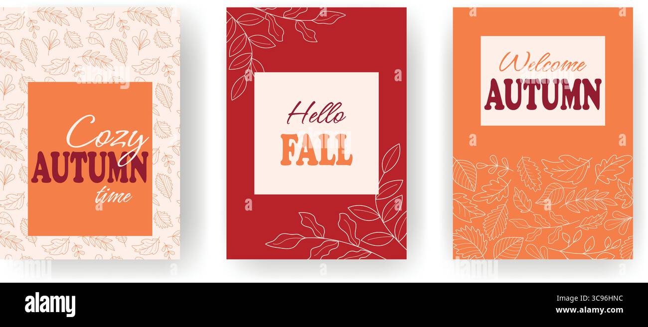 Vertical seasonal layout Cut Out Stock Images & Pictures - Alamy