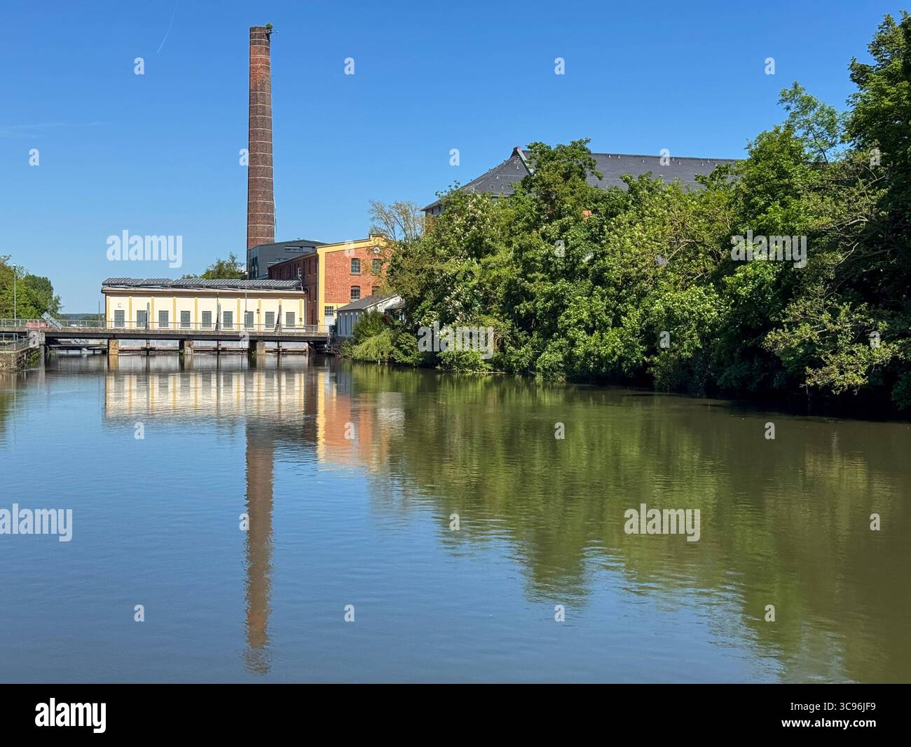 Historische Regnitz Schleuse in Bamberg *** Historic Regnitz lock in ...