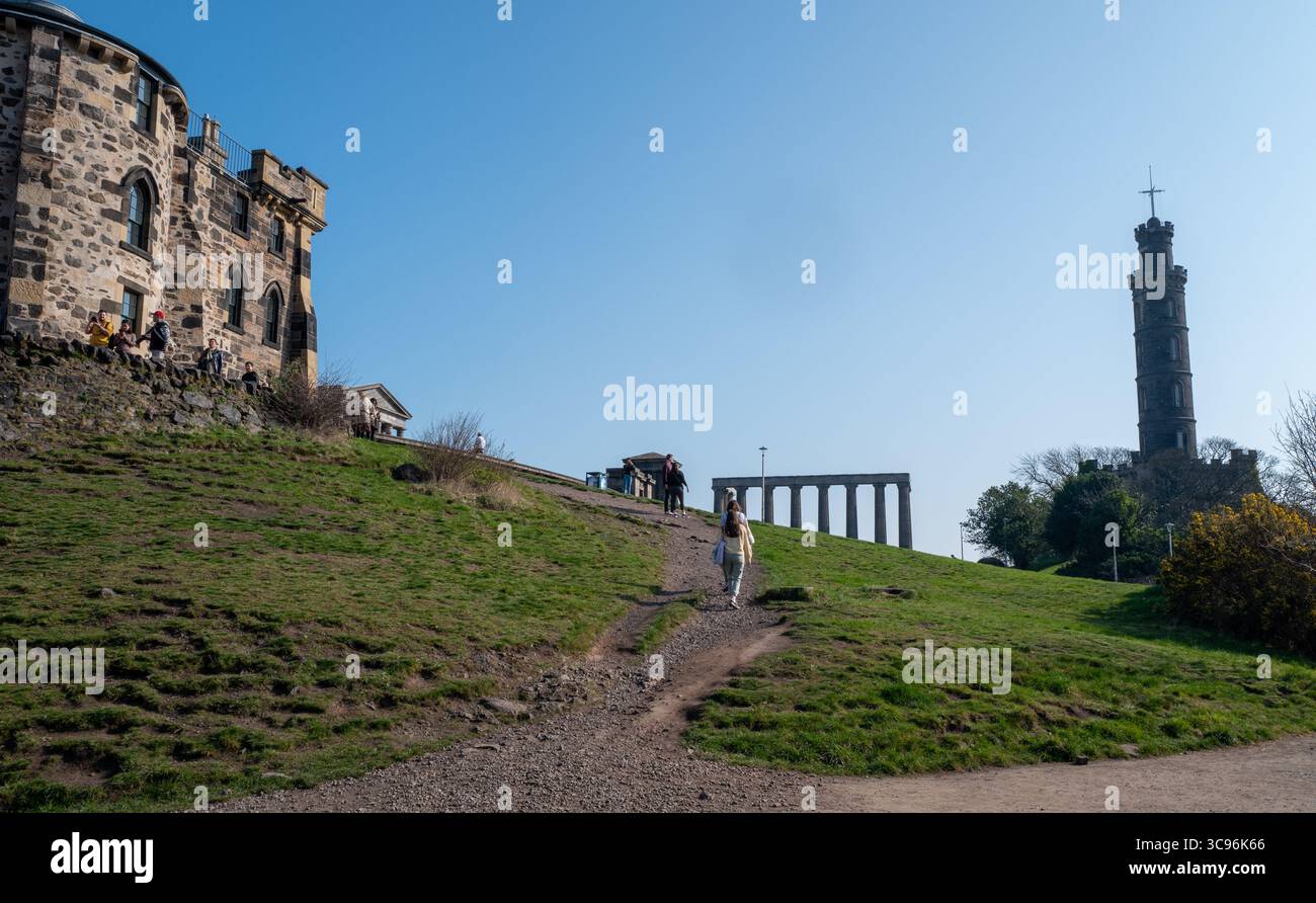 Panoramic views from calton hill hi-res stock photography and images ...