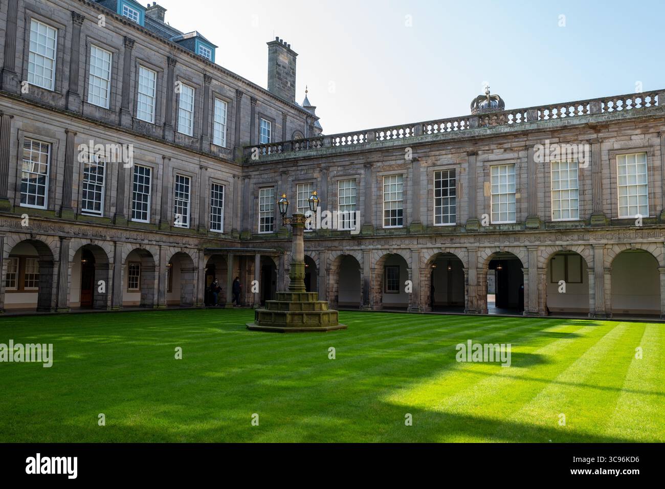 Edinburgh Scotland UK Castle Palace of Holyroodhouse interior Stock ...