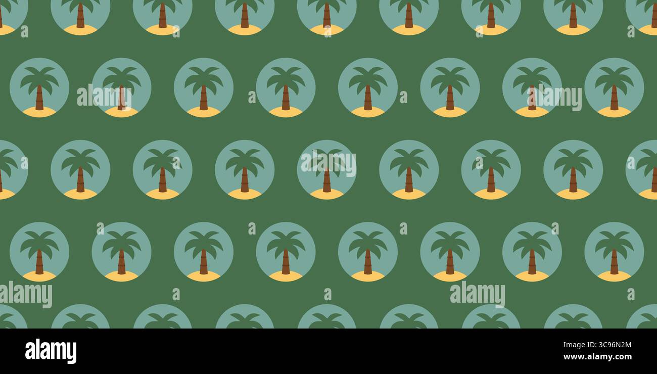 Repeated palm tree design hi-res stock photography and images - Alamy