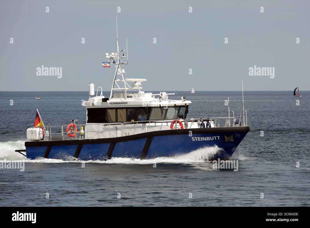 Baltic Sea, Germany - 11 July 2023: View of the 'Steinbutt' patrol boat ...