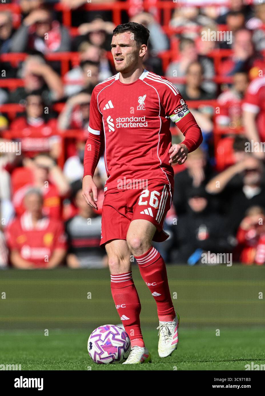 Liverpool, England, 4th August 2025. Andrew Robertson of Liverpool ...