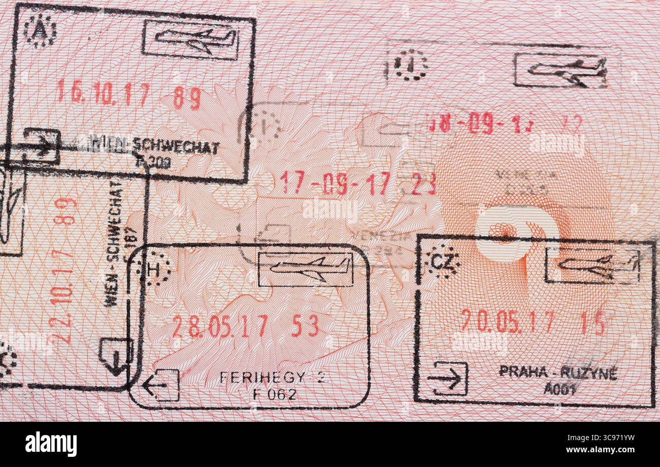Passport stamp italy hi-res stock photography and images - Alamy