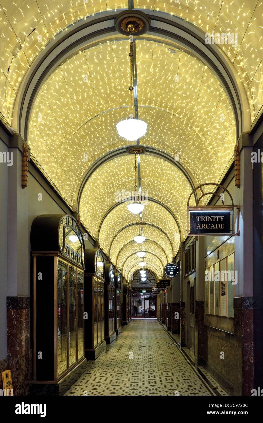 Vertical image of Trinity Arcade, one the oldest arcades in the city of ...
