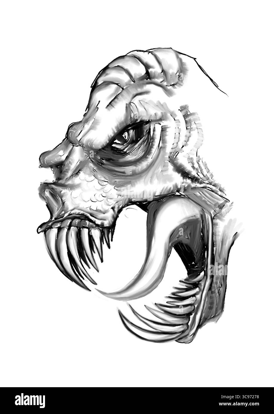 A winged dragon Cut Out Stock Images & Pictures - Alamy