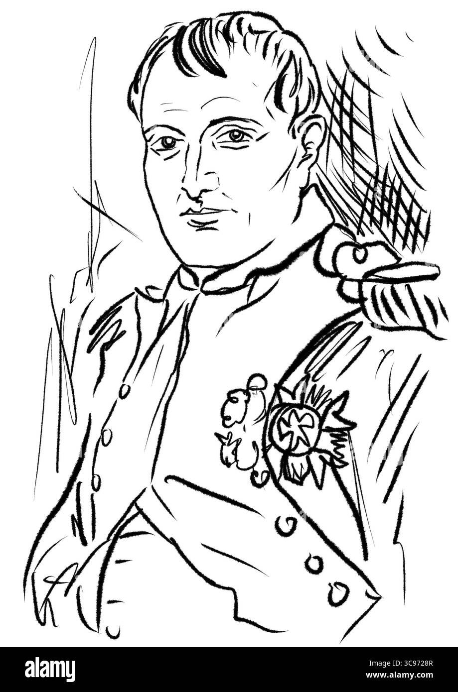 Portrait french military army man Cut Out Stock Images & Pictures - Alamy