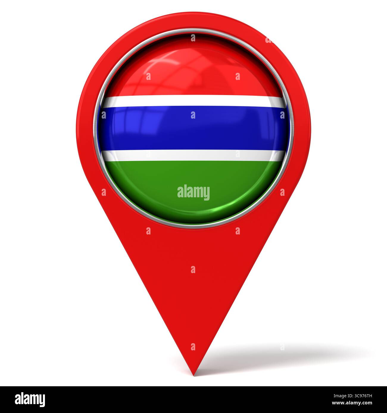 Gambia location Cut Out Stock Images & Pictures - Alamy