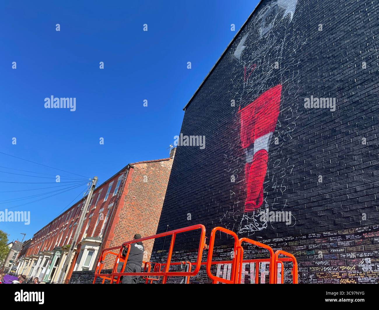Scenes in and around Anfield as fans honour Dioga Jota at the first of ...
