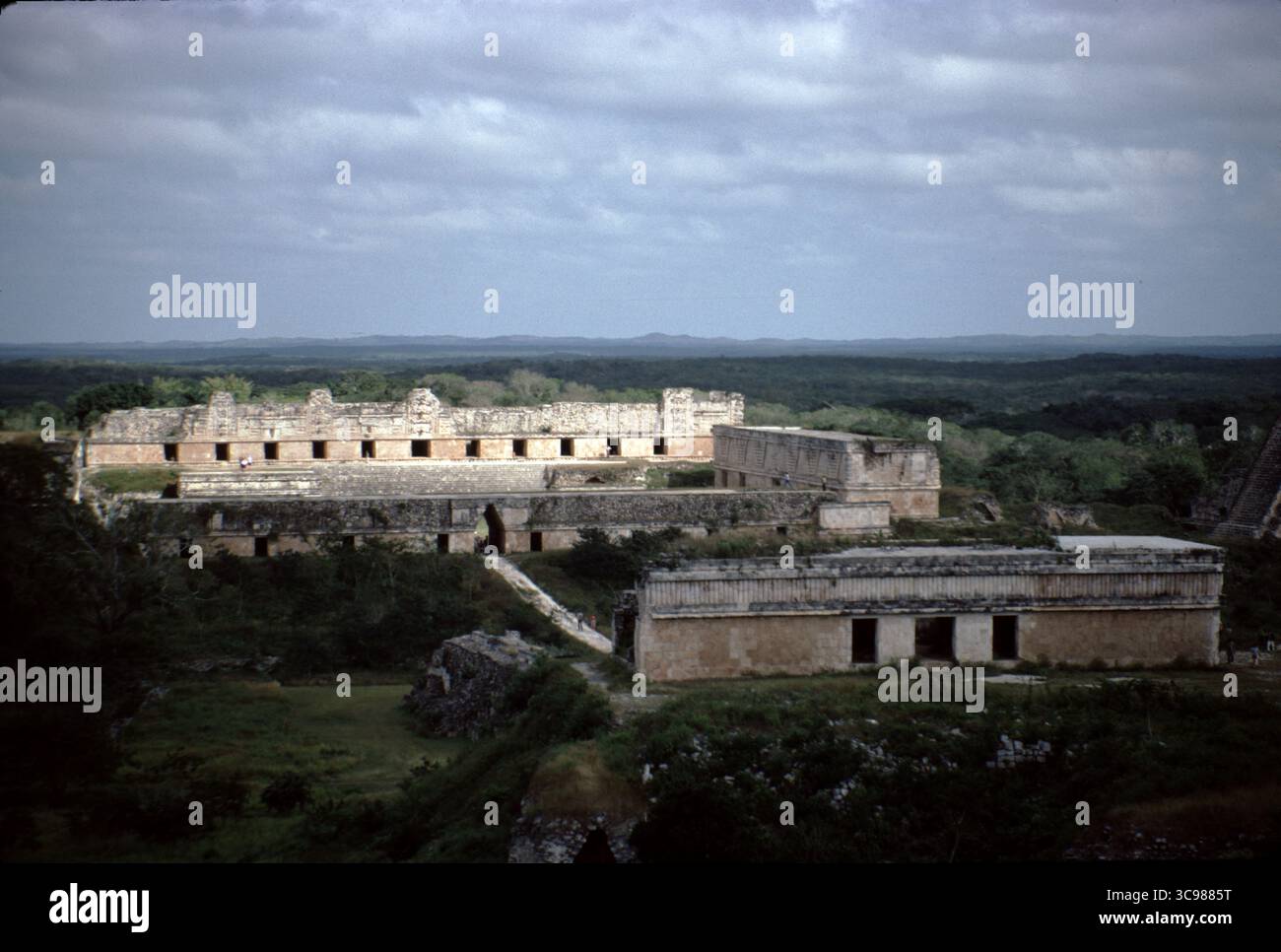 Uxmal Yucatan Mexico. 12/27/1985. Uxmal ruins. Occupation estimated ...