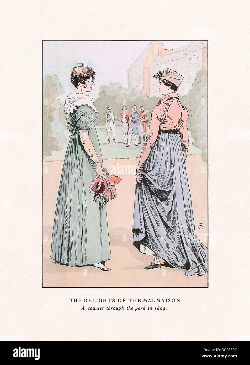 Fashion plate paris dress hi-res stock photography and images - Alamy