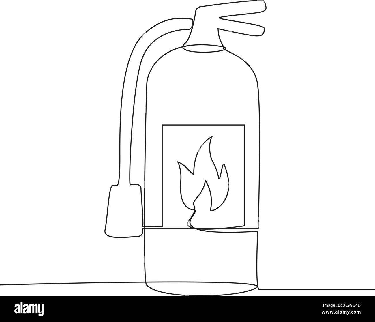 Fire extinguisher flame black hi-res stock photography and images - Alamy